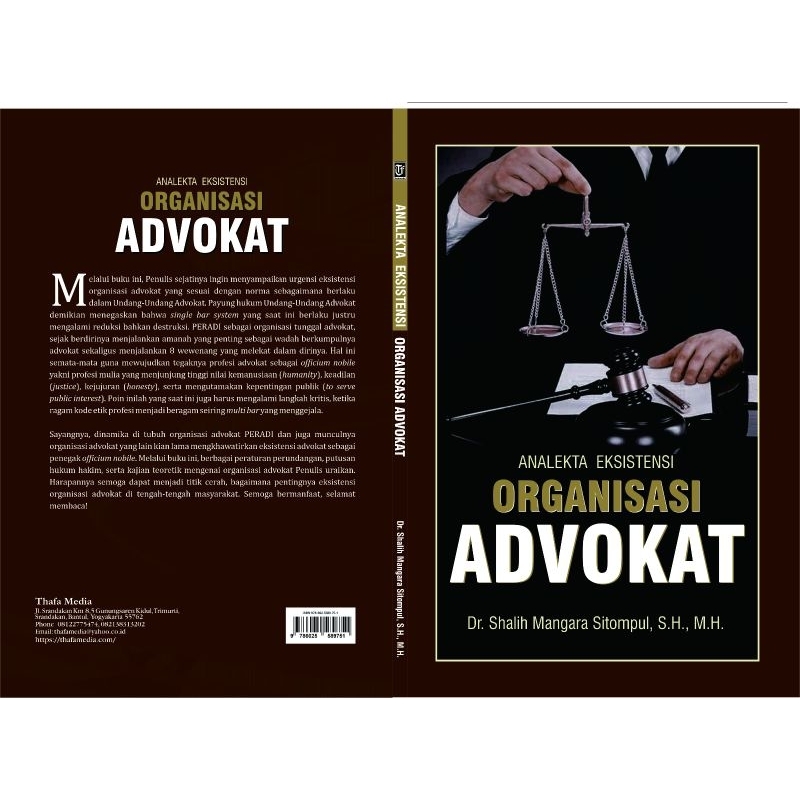 Jual (Original dari Penulis) Buku Analekta Eksistensi Organisasi Advokat | Shopee Indonesia