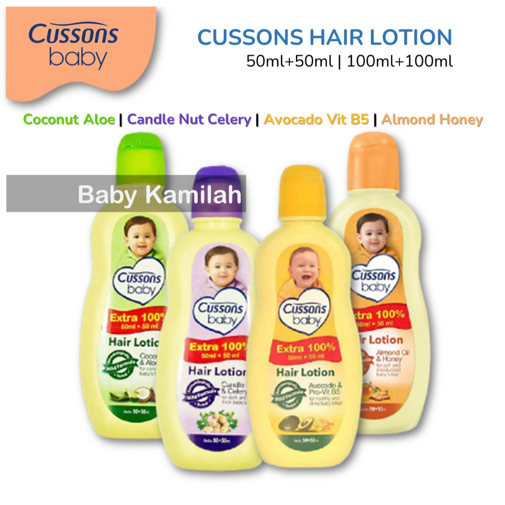 Jual [bisa COD] Cussons Hair Lotion Ungu Candle Nut Celery | Cussons ...