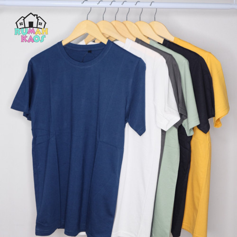 Jual Kaos Polos Catton Combed Premium - Kaos Pria Wanita - Baju Kaos ... Jual Kaos Polos Catton Combed Premium - Kaos Pria Wanita - Baju Kaos ...