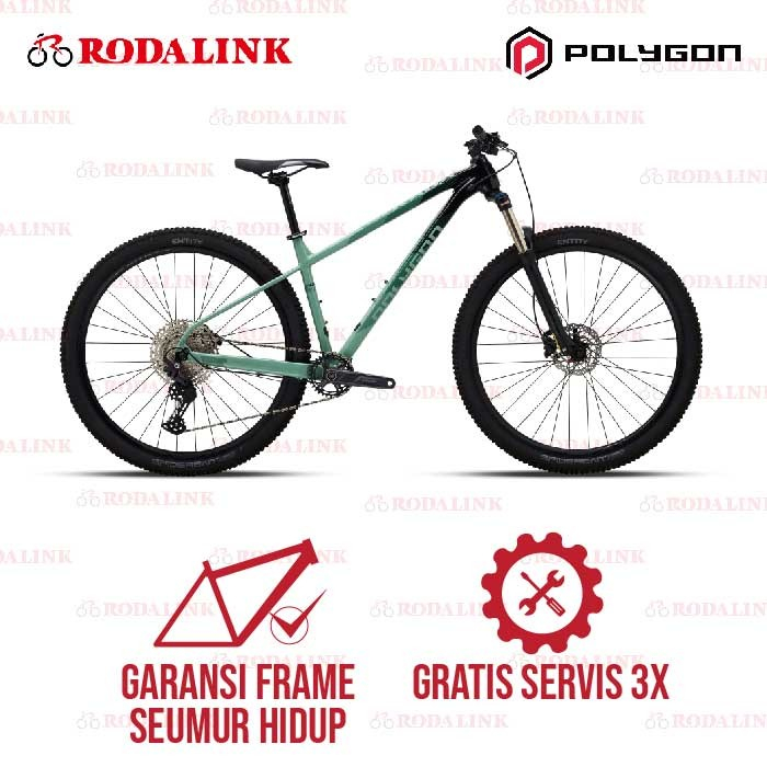 Jual Polygon Sepeda Gunung MTB Xtrada 6 | MTB Alloy 1x11 Speed Siap Trail Ringan | Shopee Indonesia