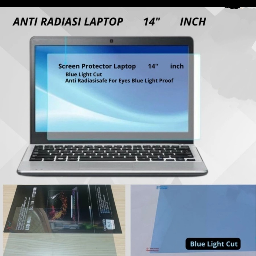Jual Screen Protector laptop 14" inch anti radiasi Anti Radiasisafe For ...