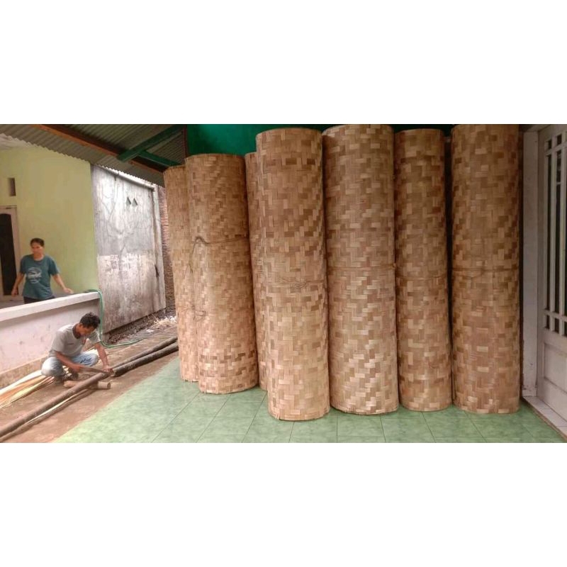 Jual Anyaman bambu/bribik/tabag/kepang/gedeg | Shopee Indonesia