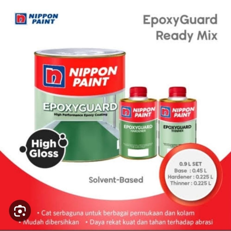 Jual EPOXYGUARD NIPPONT PAINT/CAT LANTAI KERAMIK/ CAT BESI /CAT BETON ...