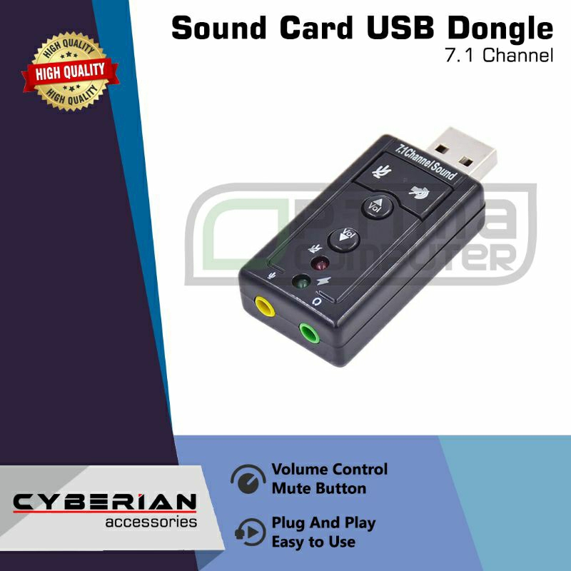 Jual Sound Card USB Dongle 7.1 Channel | Shopee Indonesia