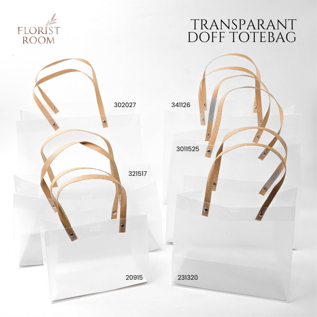 Jual Transparent Doff Hand Flower Bag - Goodie Bag - Hampers | Shopee ...