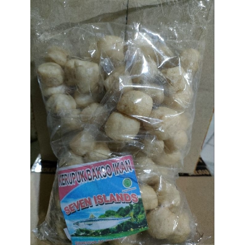 Jual kerupuk bakso ikan tenggiri seven island. isi 10 bgk | Shopee ...