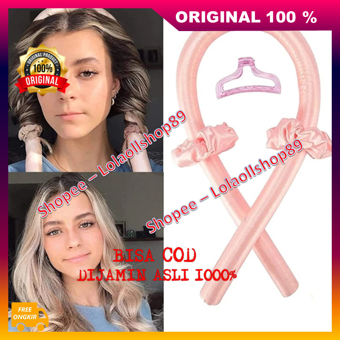 Jual Dreamy Kit Curly Alat Pengriting Rambut Tanpa Panas Atau Catokan ...