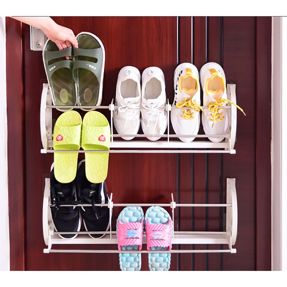 Jual Rak Sepatu Gantung Susun Shoe Rack Holder Tempat Sandal Panci ...