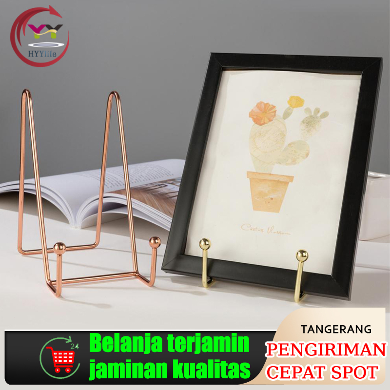 Jual Stand Display Piring / Buku / Foto Bahan Besi Untuk Dekorasi Rumah ...