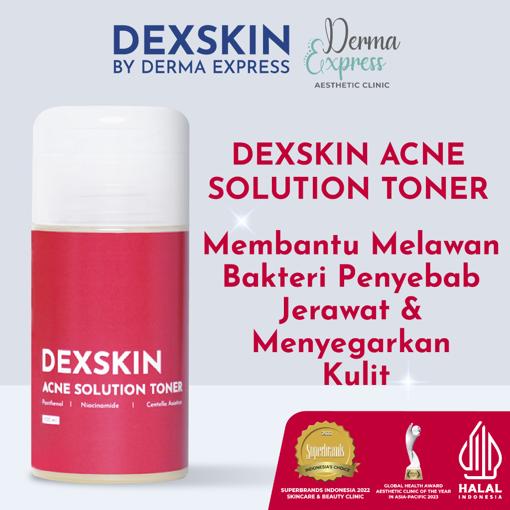 Jual DEXSKIN by Derma Express Acne Solution Toner | Shopee Indonesia