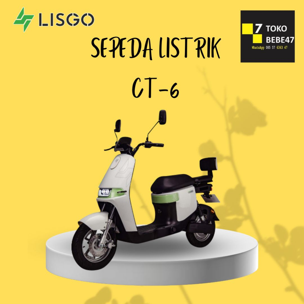 Jual SEPEDA LISTRIK LISGO CT-6 Garansi Resmi | Shopee Indonesia