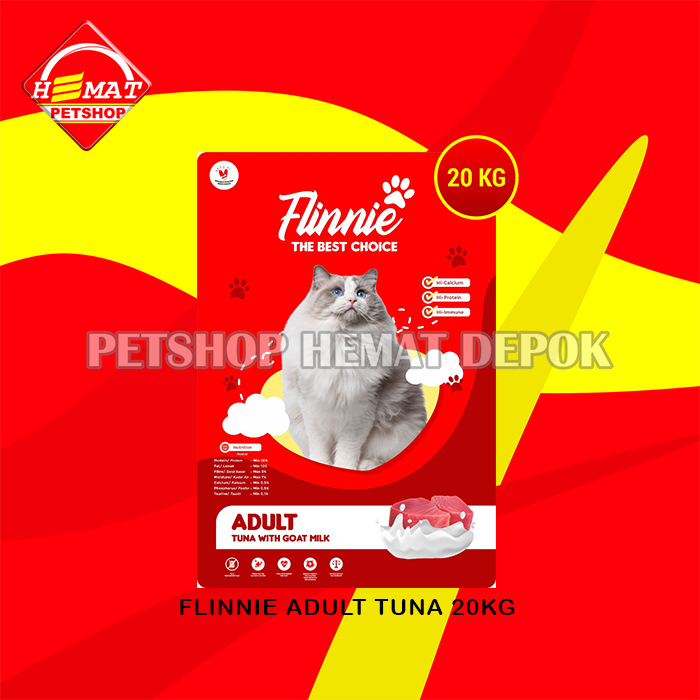 Jual Makanan Kucing Flinnie Cat Food Adult Kitten 20 Kg | Shopee Indonesia