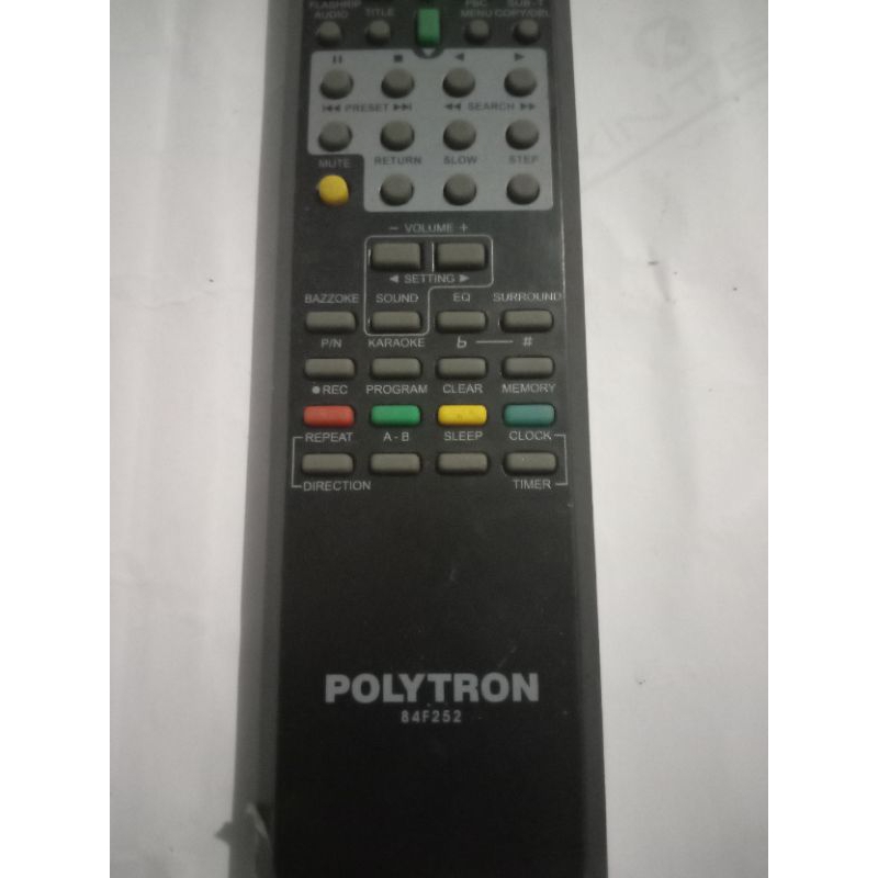 Jual remote polytron compo audio 84F252 | Shopee Indonesia