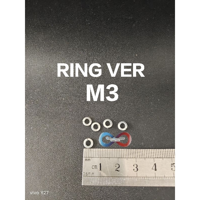Jual Ring Ver M3 Per 100 Pcs Putih | Shopee Indonesia