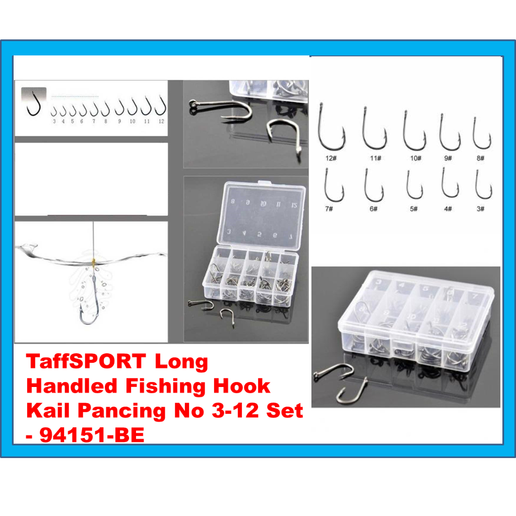 Jual Kail pancing isi banyak nomer 3 sampai 12 Kail pancing ini siap ...
