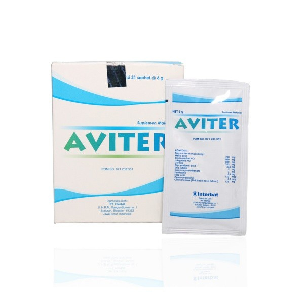 Jual AVITER SACHET VITAMIN MULTIVITAMIN DAYA TAHAN TUBUH | Shopee Indonesia