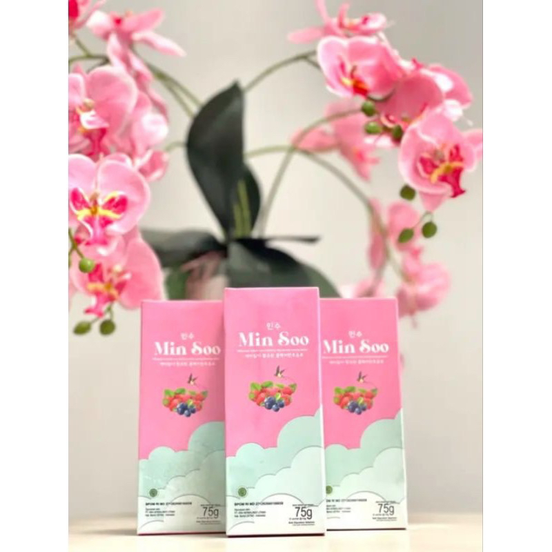 Jual Min soo collagen drink - 1 Box isi 5 sachet / korean vitamin gluta ...