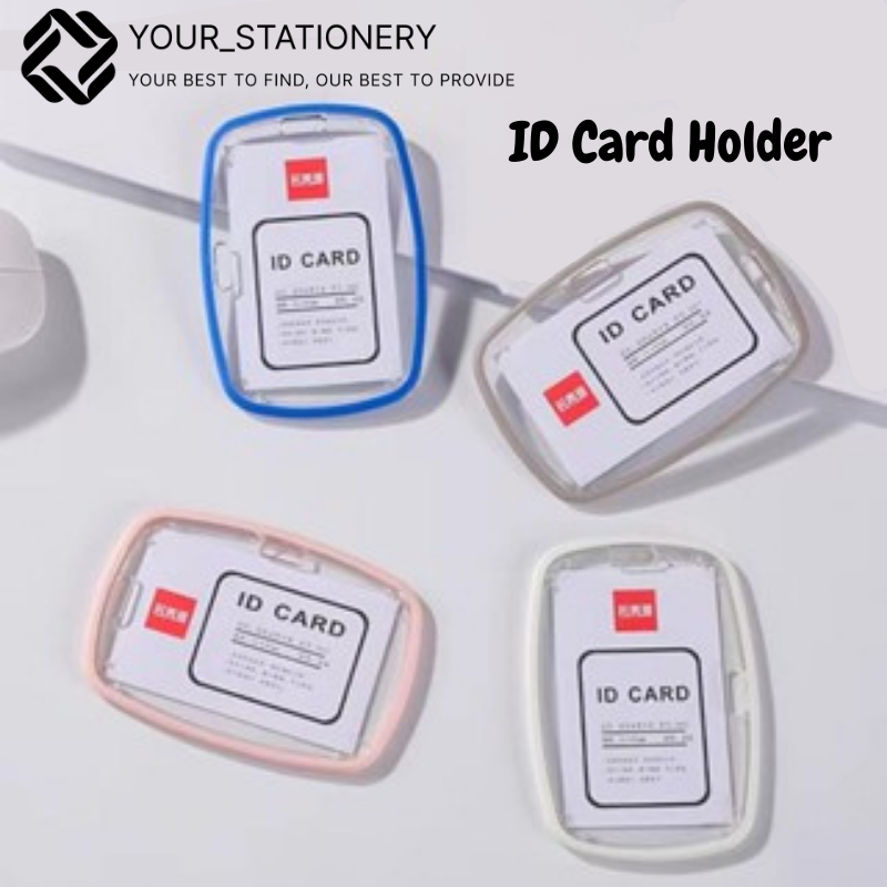 Jual [Your_Stationery] Tempat ID Card Bening/ Holder ID Card Terbuat ...