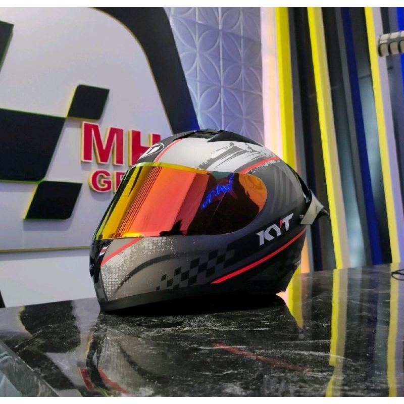 Jual Helm KYT R10 #4 Black Paket Ganteng(COD) | Shopee Indonesia