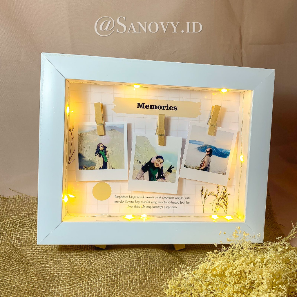 Jual 1520002 Frame 3d foto 3/ frame 15x20/ kado anniversarry/ ulang ...