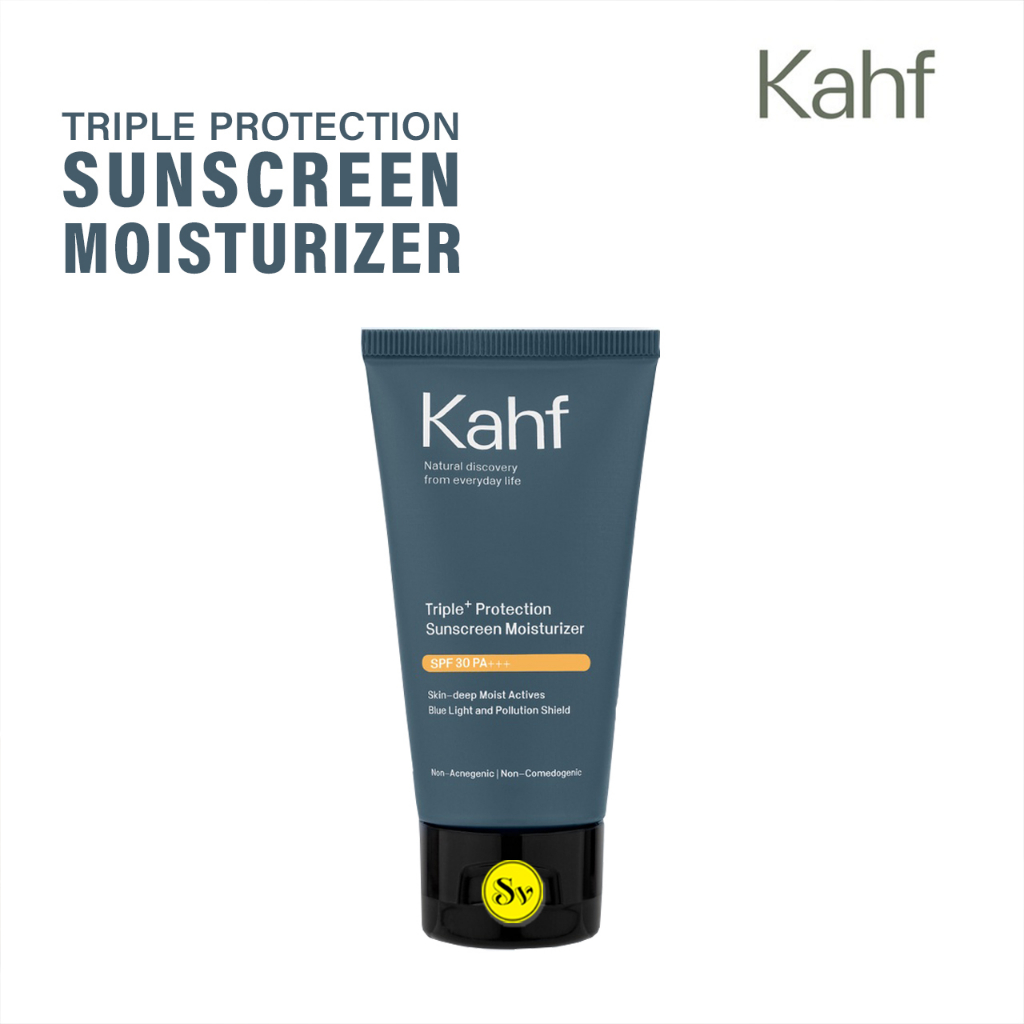 Jual Kahf Triple Protection Sunscreen Moisturizer Skincare Pria Anti ...