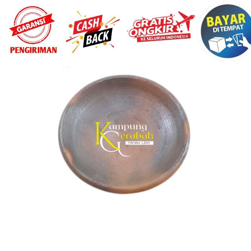 Jual cobek tanah liat6 cm 10 cm 8 cm| cobek gami tradisional |DAUN ...