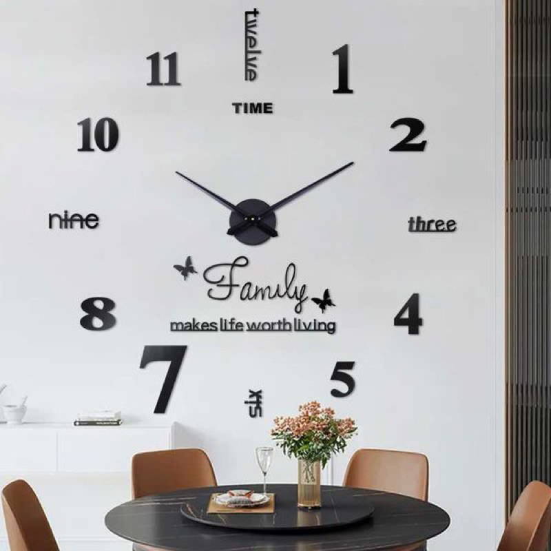Jual Jam dinding Besar Jam Diy Hiasan dinding Jam dinding unik 150CM ...