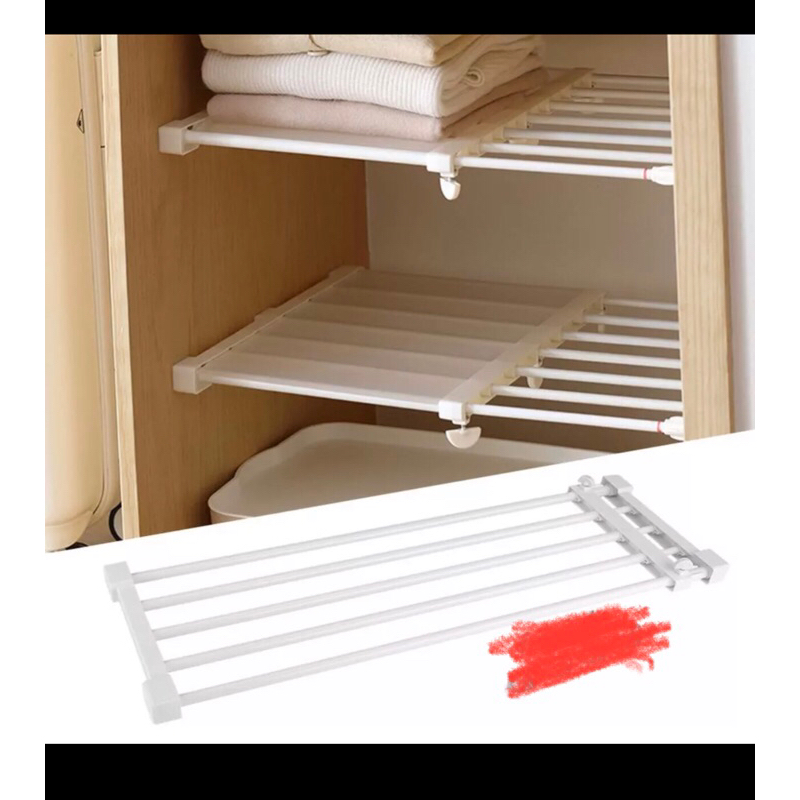 Jual Alat SEKAT LEMARI sekat fleksibel Flexible wardrobe telescopic ...