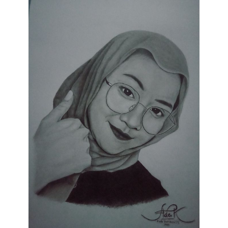 Jual Jasa Lukis Sketsa Wajah Hitam Putih | Shopee Indonesia