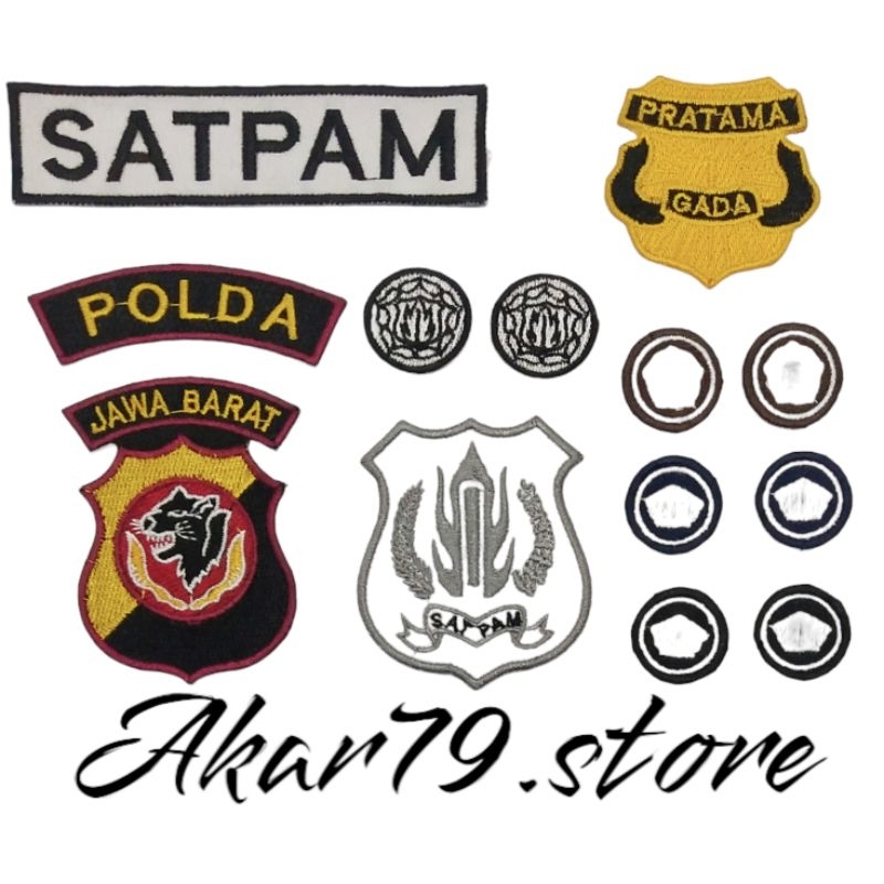 Jual BORDIR ATRIBUT SATPAM SECURITY MONOGRAM GADA PRATAMA | Shopee ...