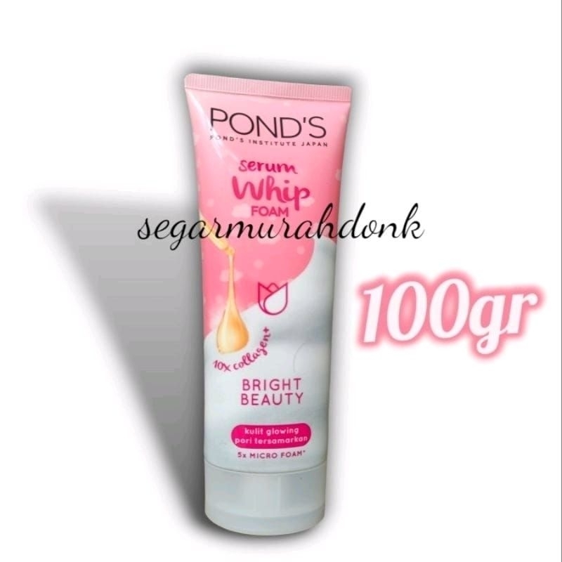 Jual Ponds Bright Beauty 100 gram Serum Whip Foam | Shopee Indonesia