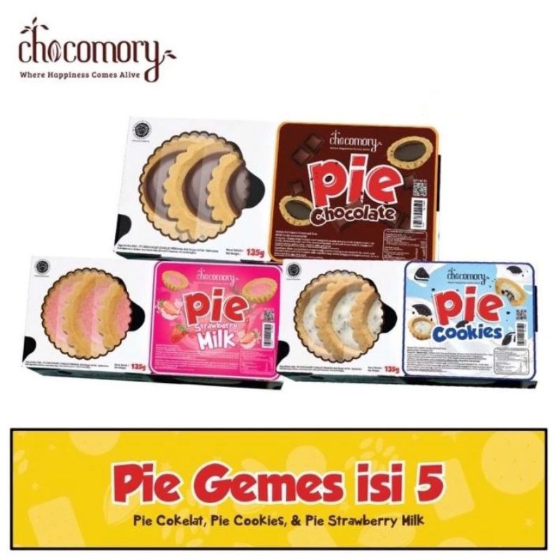 Jual Pie Chocomory isi 5 Pcs | Shopee Indonesia