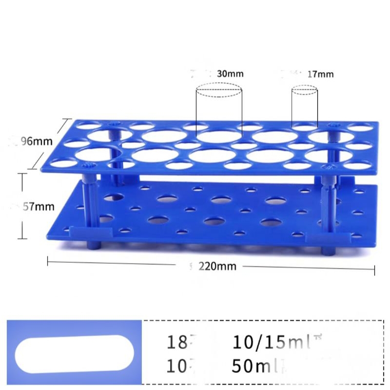 Jual Centrifuge tube rack Rak sentrifuge Rak falcon 15 ml 50 ml kecil ...
