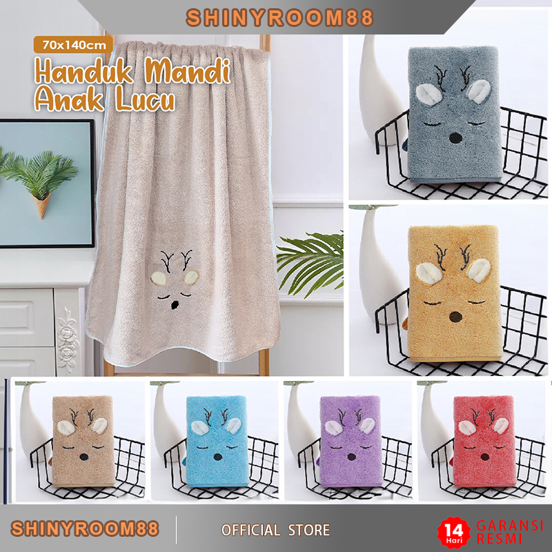 Jual Handuk Mandi Anak Karakter Kuping Timbul 70x140cm Anduk Polyester ...