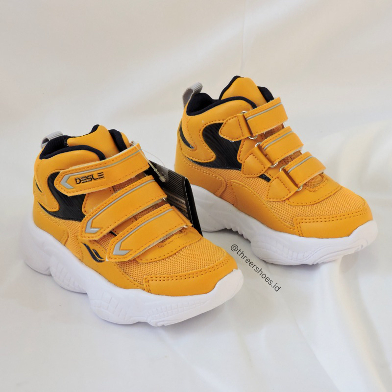 Jual Sepatu Desle Sneakers Anak Jack Thompson Kids Kuning / Biru Tua ...