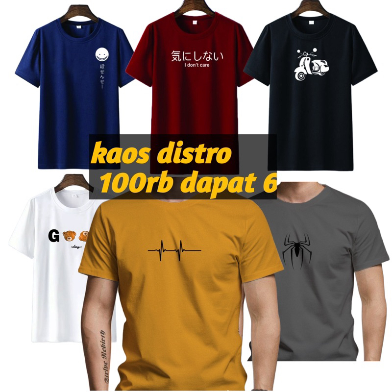 Jual kaos distro pria 100rb dapat 6/paket hemat kaos pria 100rb dapat 6 ... Jual kaos distro pria 100rb dapat 6/paket hemat kaos pria 100rb dapat 6 ...