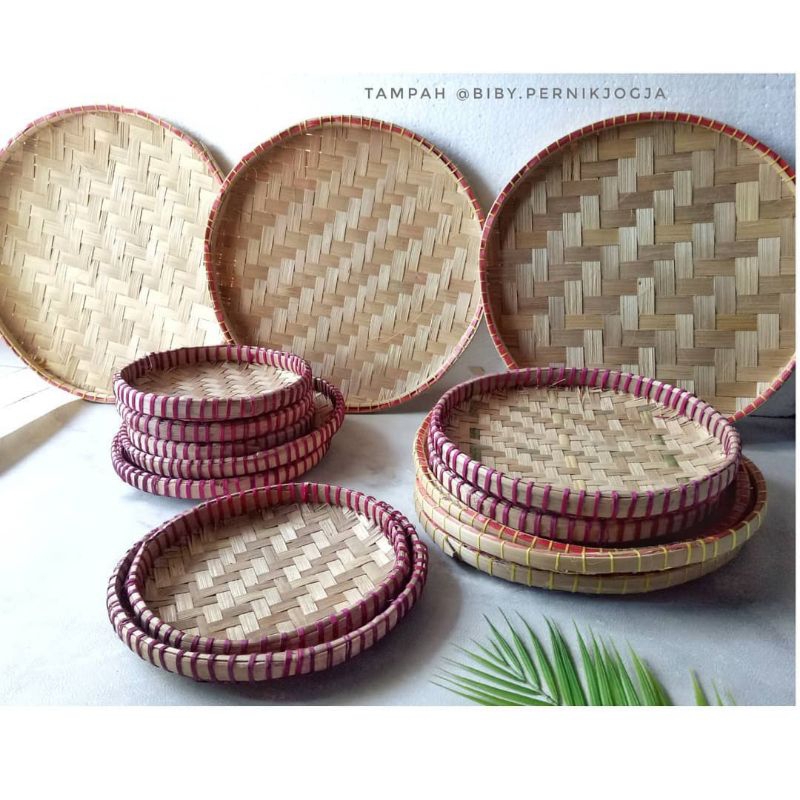 Jual Tambir Bambu Bulat Tampah Tebok Bambu | Shopee Indonesia