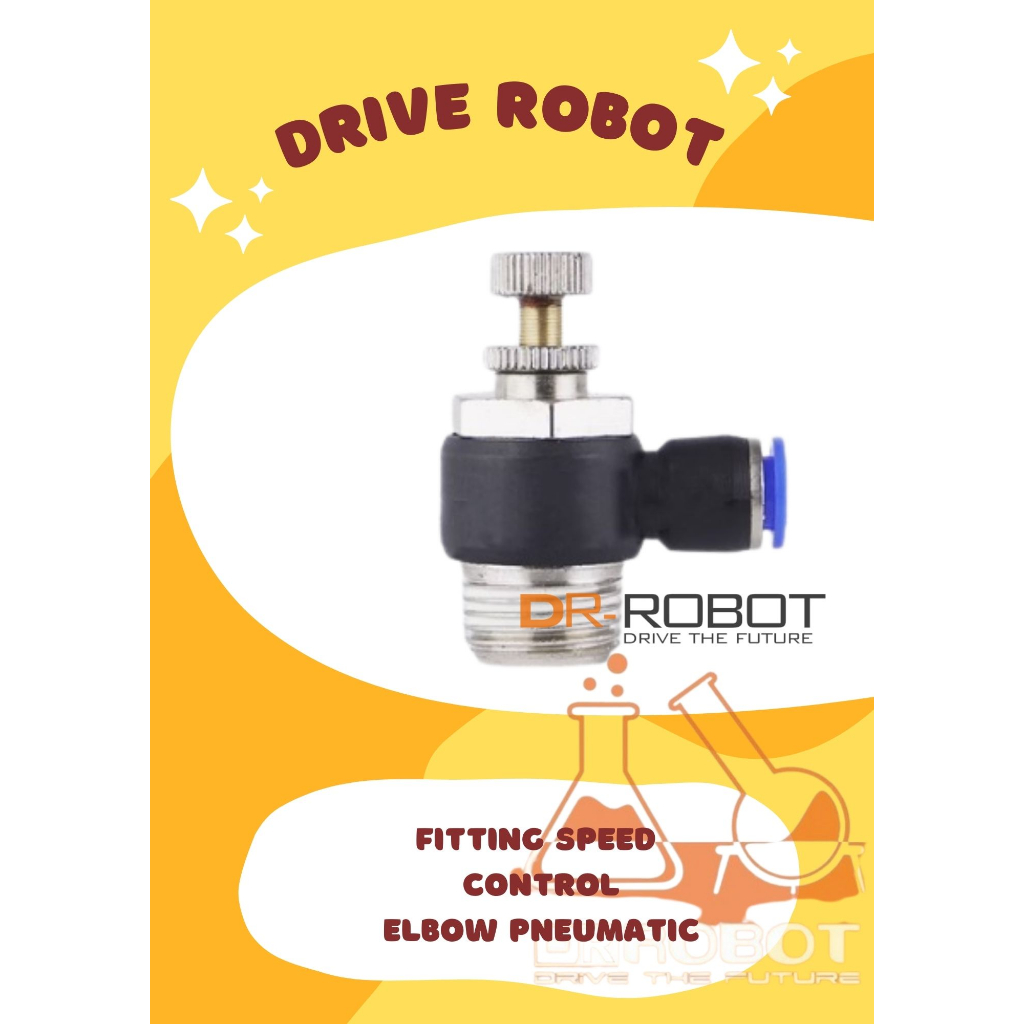 Jual FITTING SPEED CONTROL / FLOW CONTROL ELBOW DRAT LUAR 1/4 INCHI 1/4 ...
