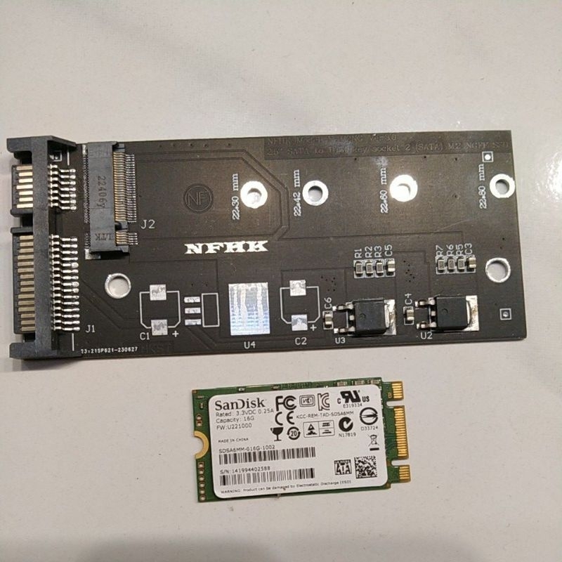 Jual ssd sandisk m2 16gb ngff nvme sata hdd harddisk | Shopee Indonesia