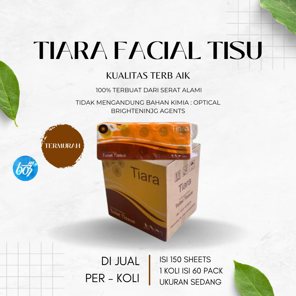 Jual Tissue Tiara Facial 2 Ply Tisu Wajah/ Tissue Lembut ( Dijual Untuk ...