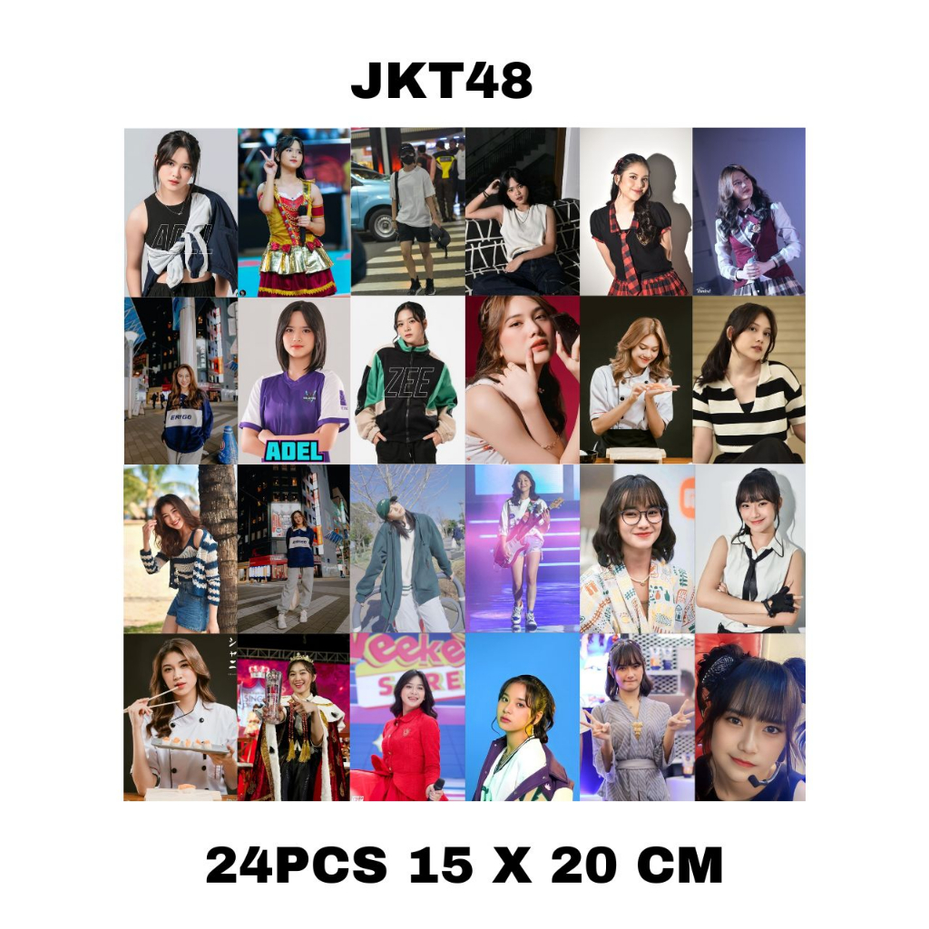 Jual Poster Dinding JKT48 isi 24 lembar | Shopee Indonesia