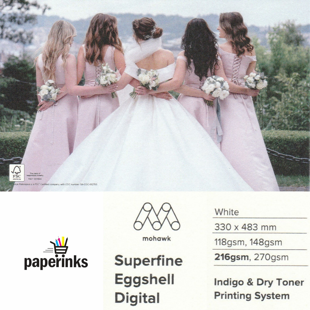 Jual KERTAS SUPERFINE EGGSHELL DIGITAL PAPER WHITE All SIze 118 148 216 ...