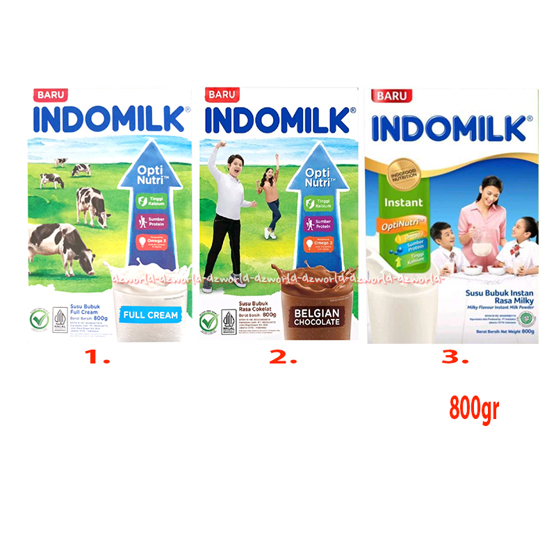 Jual Indomilk 800gr Opti Nutri Full Cream Belgian Chocolate Instant ...