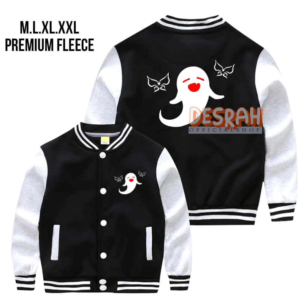 Jual JAKET VARSITY game ghenain impact HU TAO GHOST / jaket gamers ...