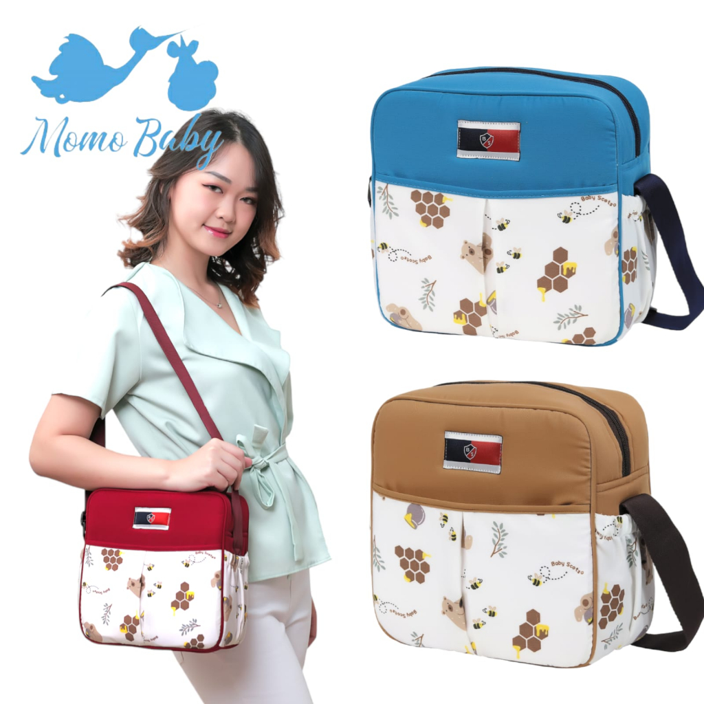 Jual Baby Scots BST9101 Tas bayi Simple Bag Scots Honey Bear Series ...