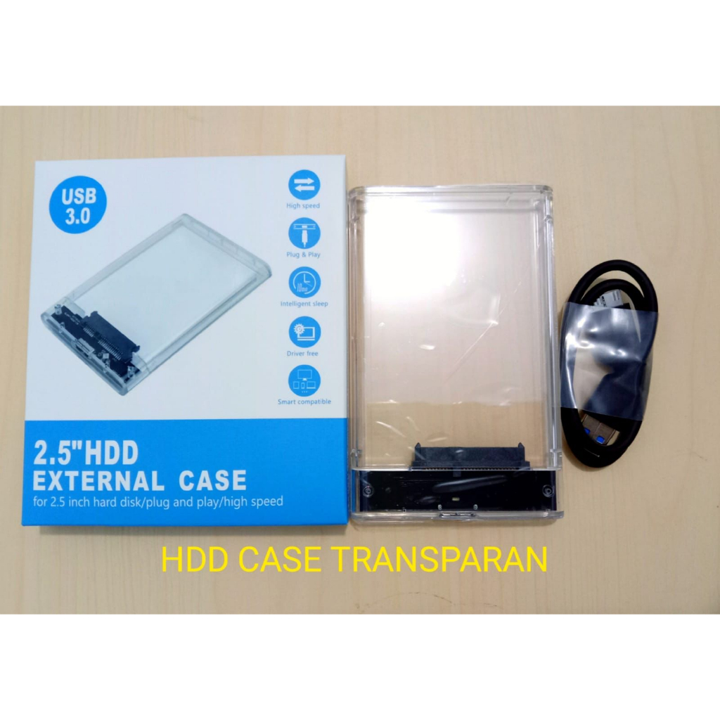 Jual Casing Hardisk Eksternal sata 2.5" USB 3.0 Transparan-Case Ssd usb 3.0 | Shopee Indonesia
