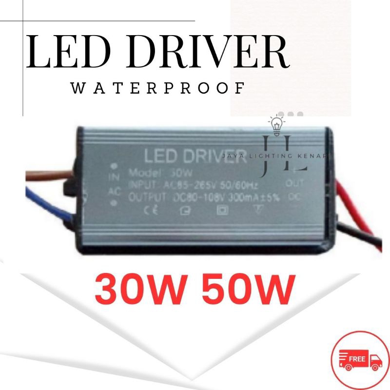 Jual LED DRIVER WATERPROOF 36W 50W TRAFO LED PANEL LIGHT / TRAVO PJU LED | Shopee Indonesia