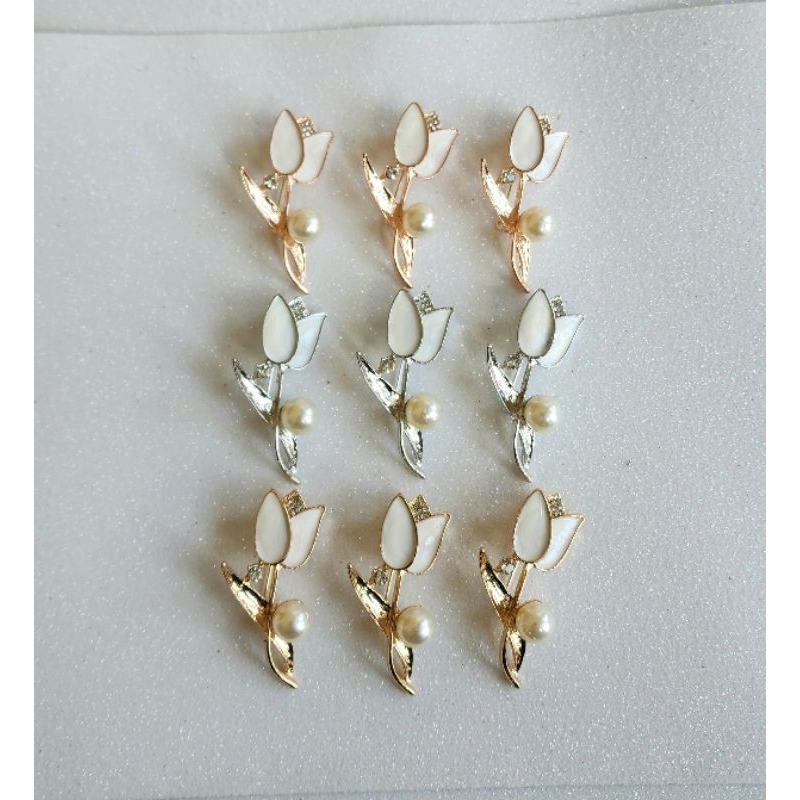 Jual Bros Bunga Mutiara Elegan | Shopee Indonesia