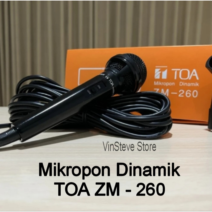 Jual Dynamic Microphone TOA ZM 260 (Original Product) | Shopee Indonesia