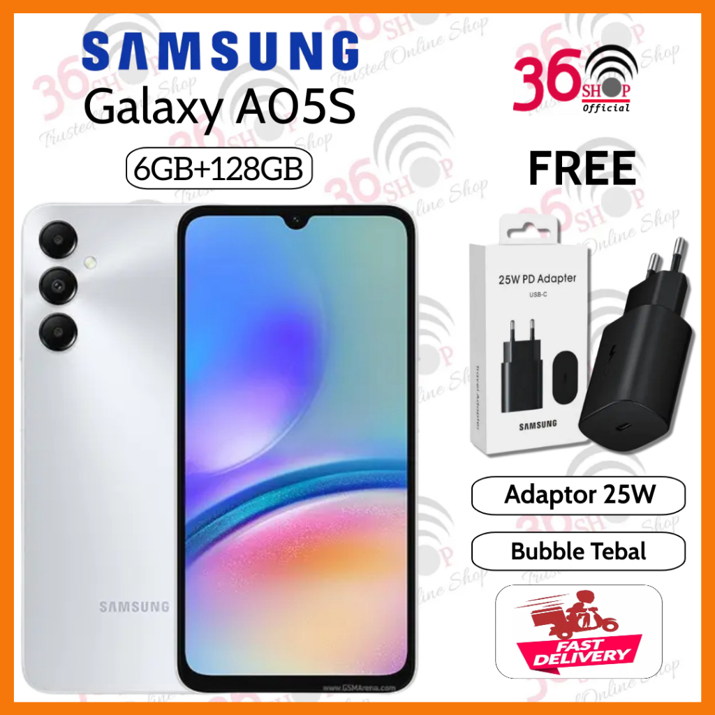 Jual Samsung Galaxy A05S 6GB+128GB [Free Adaptor Ori ] Garansi Resmi 1 ...